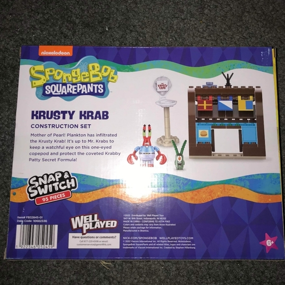 Nickelodeon | Toys | Spongebob Construction Set Krusty Krab | Poshmark